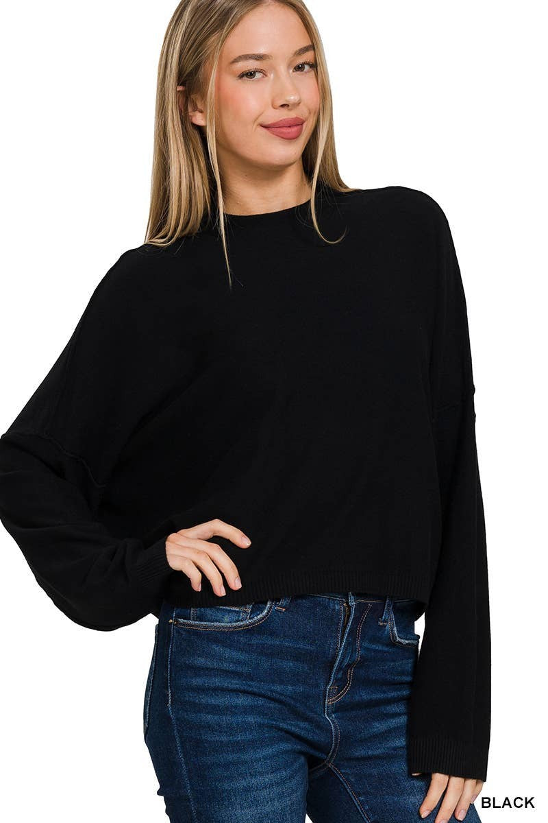 Mason Mock Neck Sweater – Anatomy Clothing Boutique